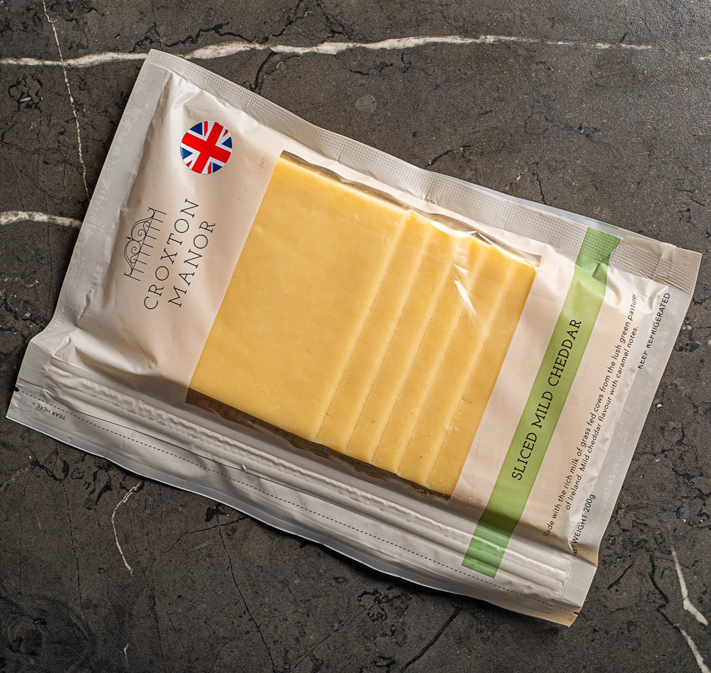 Mild Cheddar Slices 20g | Harvey & Brockless | ButcherShop.ae UAE