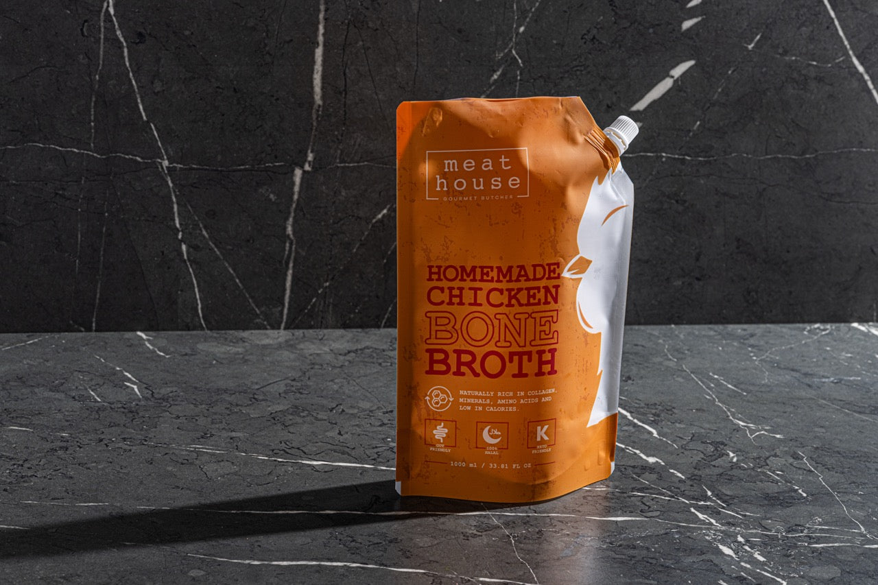Meat House Gourmet 24-Hour Chicken Bone Broth | ButcherShop.ae UAE